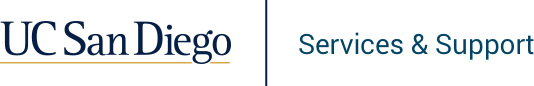 UCSD Service Portal - Services & Support