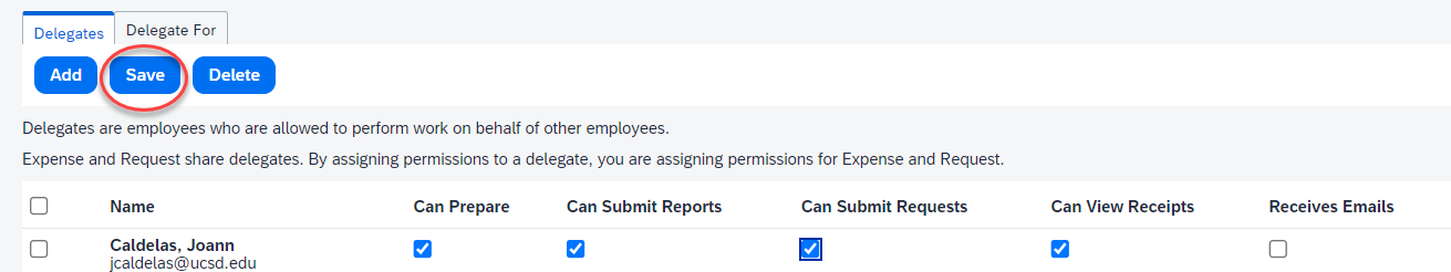 Budget & Finance Knowledge Base - How to Add a Request Delegate and an ...